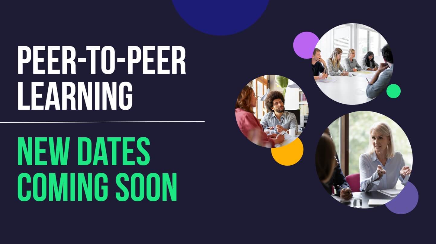 Peer-to-peer learning sessions